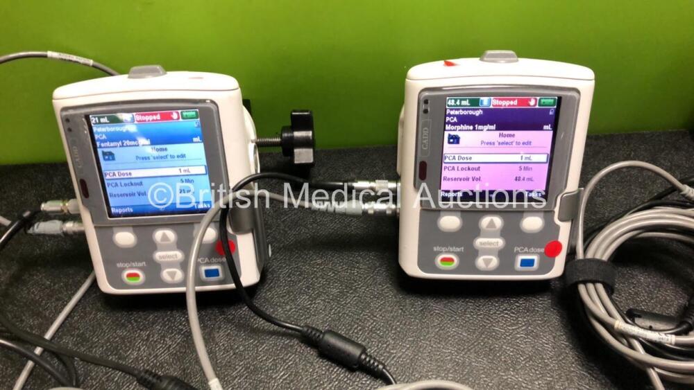 4 x Smiths Medical CADD Model 2110 Ambulatory Infusion Pumps with 4 x ...