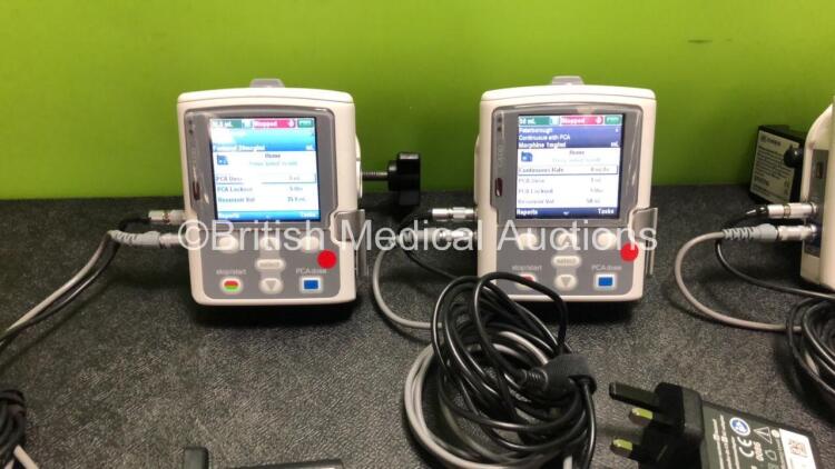 4 x Smiths Medical CADD Model 2110 Ambulatory Infusion Pumps with 4 x ...