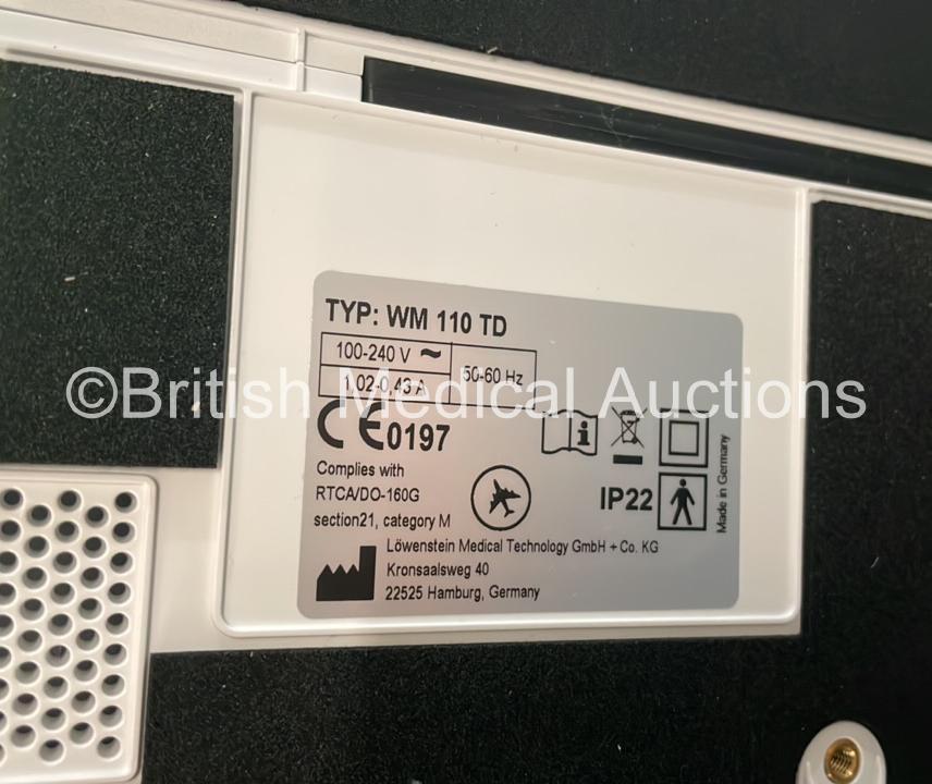 Lowenstein Medical Prisma Type WM 110 TD Ventilator with 1 x WM 23962 ...