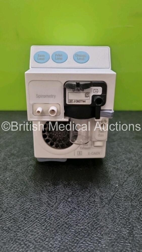 GE Type E-CAiOV-00 Gas Module Including Spirometry and D-fend Water ...