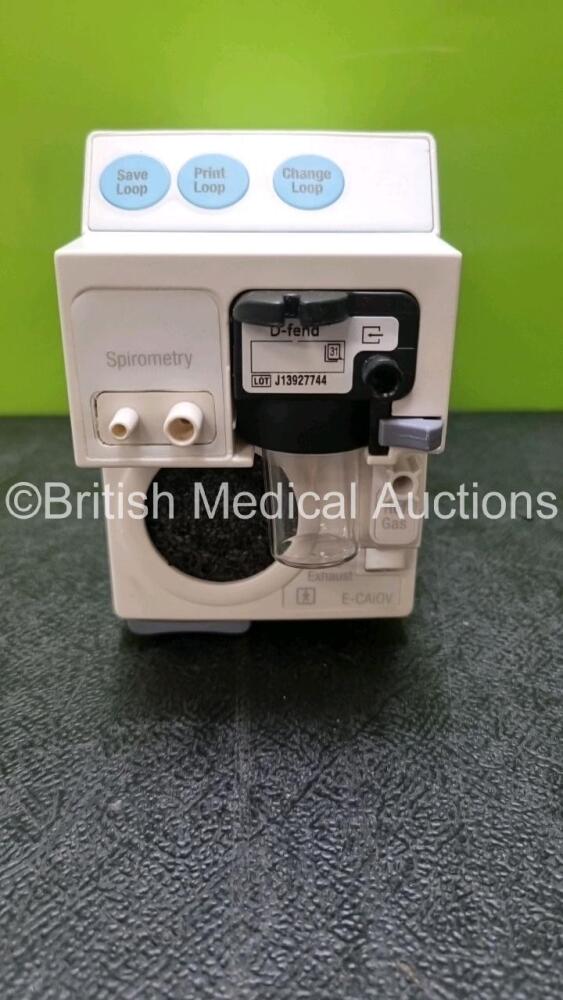 GE Type E-CAiOV-00 Gas Module Including Spirometry and D-fend Water ...