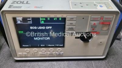 Zoll E Series Defibrillator (Powers Up) Including ECG, SpO2, NIBP, CO2 ...
