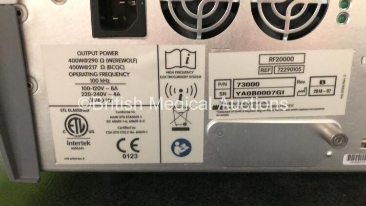 Smith & Nephew Werewolf Coblation System Version 2.5 - 1.4 *Mfd 2018 ...