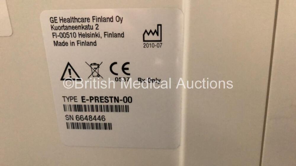 GE Datex Ohmeda F-CM1-05 Patient Monitor with GE (Powers Up) Type E ...