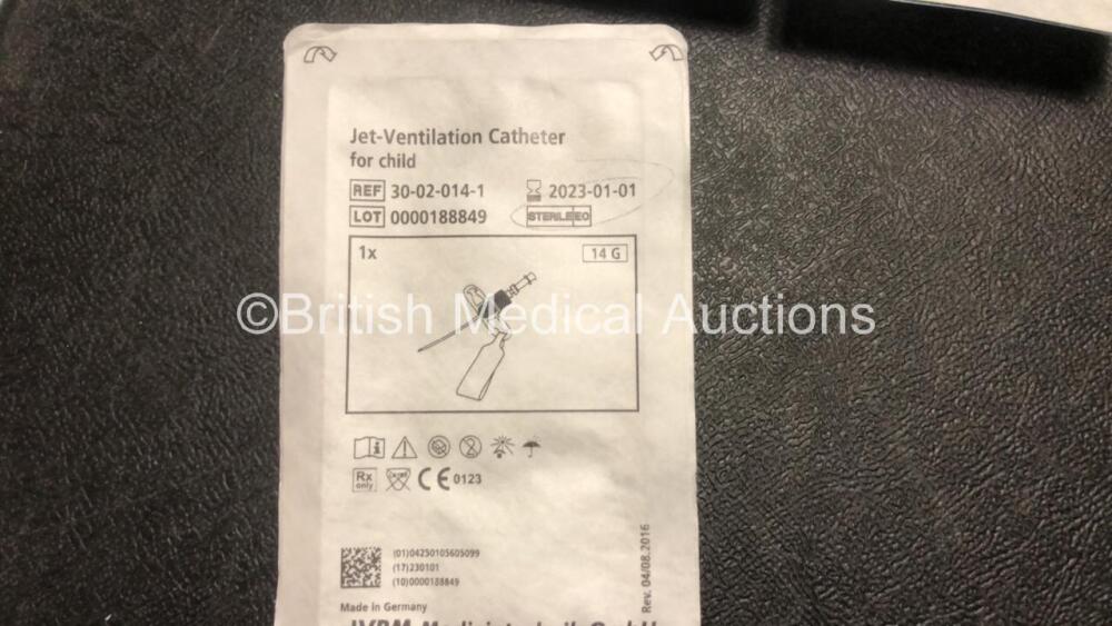 3 x Manujet III Jet Ventilation Catheters with Accessories *Majority ...