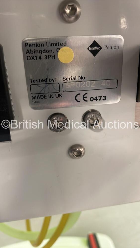 InterMed Penlon Prima SP Anaesthesia Machine with Hoses **MR ...