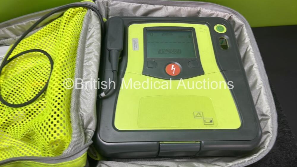 3 x Zoll AED PRO Defibrillators with 3 x Batteries, 2 x 3 Lead ECG ...