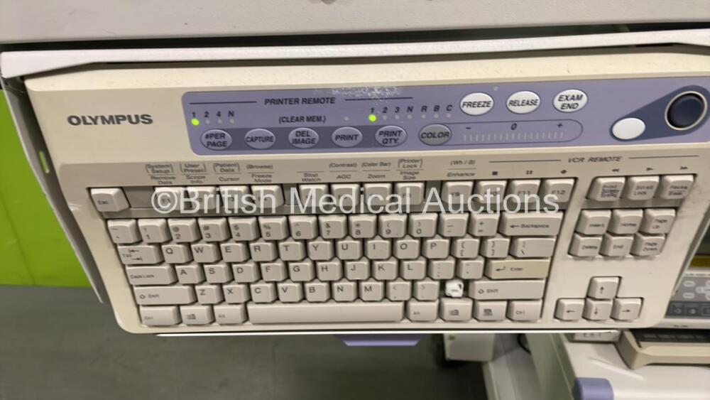 Olympus Stack Trolley with Olympus OEV191H Monitor, Olympus OES UHI-3 ...