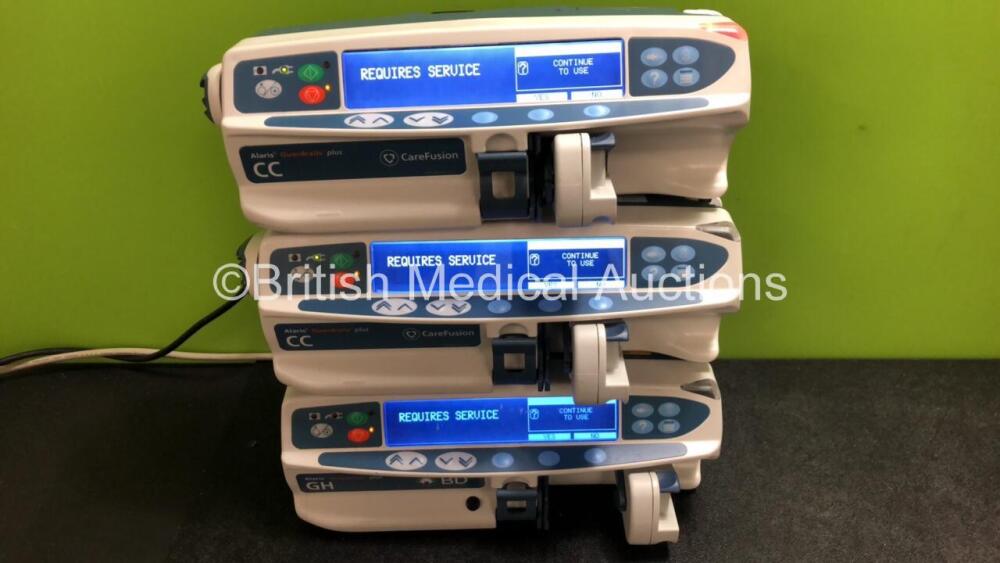 Job Lot Including 4 x CareFusion Alaris CC Guardrails Plus Syringe ...