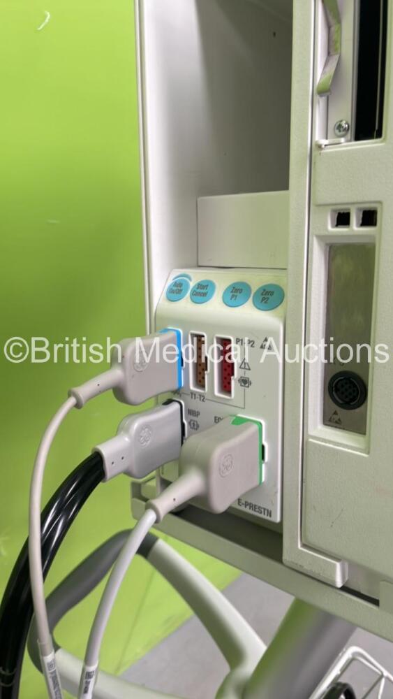 GE Datex Ohmeda Compact Anesthesia Monitor with 1 x GE E-PRESTN-00 ...