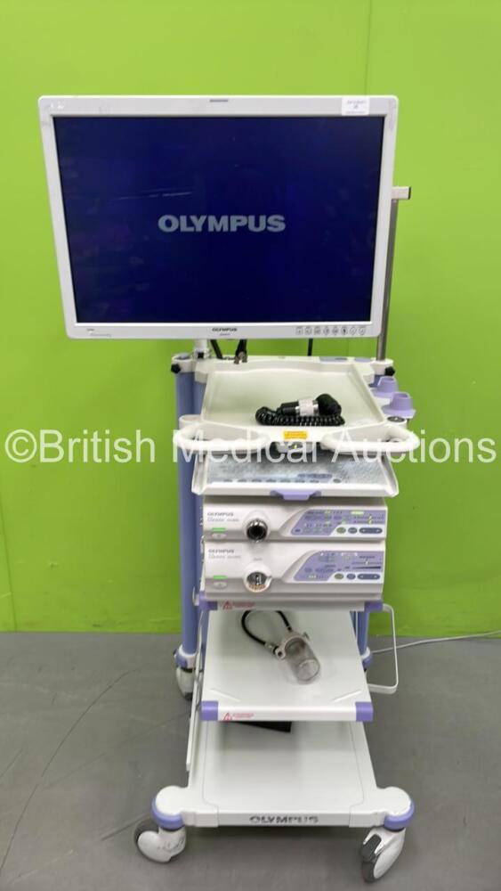 Olympus Stack Trolley with Olympus OEV261H Monitor (Mark to Screen ...