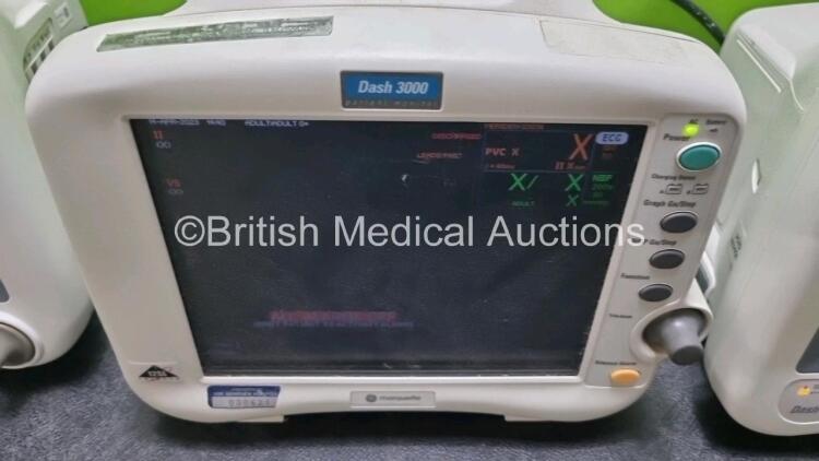 Job Lot Including 2 x GE Dash 4000 Patient Monitors Including ECG, NBP ...