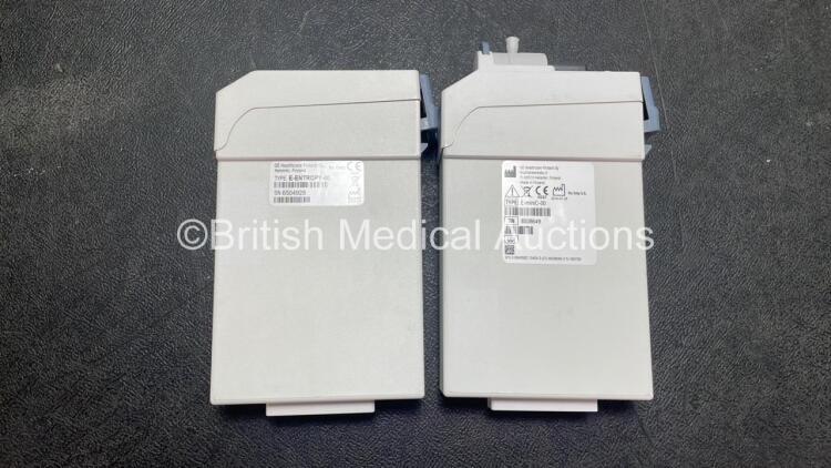 GE Carescape B650 Touch Screen Patient Monitor with 1 x GE Type E-miniC ...