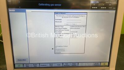 GE Carescape B650 Touch Screen Patient Monitor with 1 x GE Type E-miniC ...