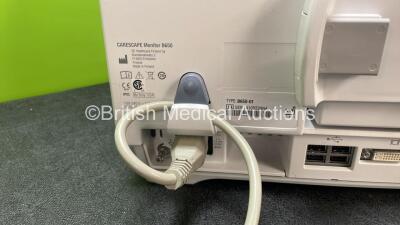 GE Carescape B650 Touch Screen Patient Monitor with 1 x GE Type E-miniC ...