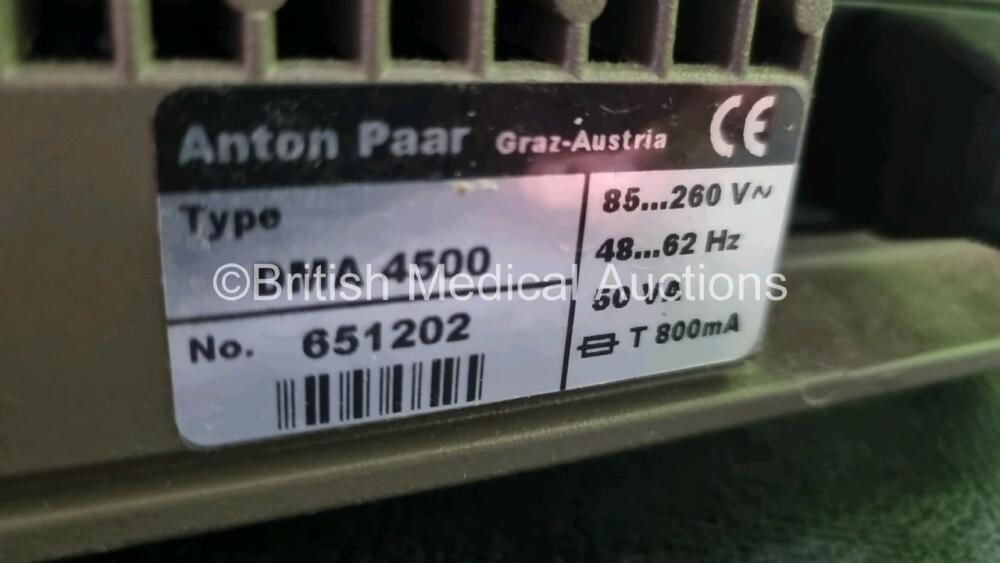 Anton Paar DMA 4500 Density Meter Version 4.600.b (Powers Up) *SN ...