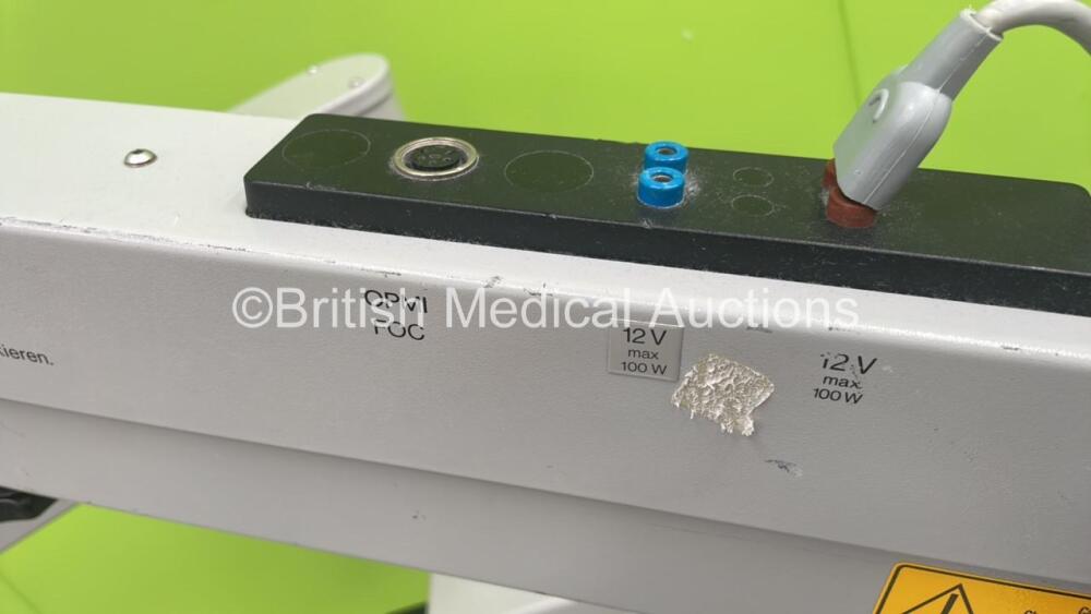 Zeiss OPMI 1-SH Surgical Microscope with Zeiss F170 Binoculars, 2 x 10x ...