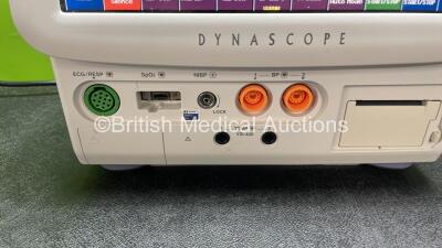 2 x Fukuda Denshi Dynascope DS-7200 Patient Monitors Including ECG ...