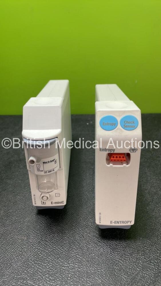 GE Carescape B650 Touch Screen Patient Monitor with 1 x GE Type E-miniC ...