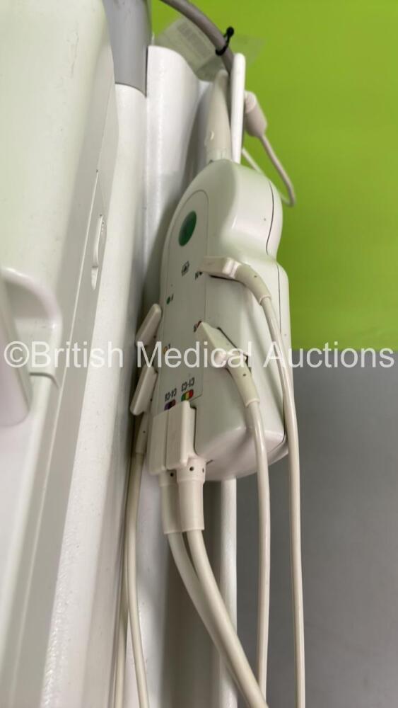 Philips PageWriter TC50 ECG Machine on Stand with 10 Lead ECG Leads ...