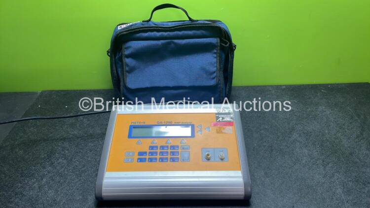 Metron QA-1290 NIBP Analyzer Software Version 2.01 in Carry bag (Powers ...