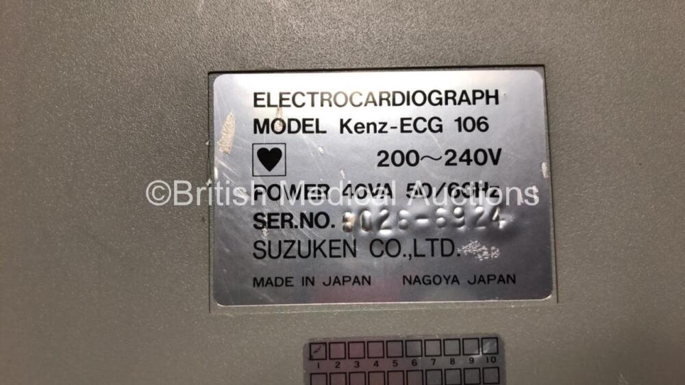 Kenz ECG-106 ECG Machine V.1 with ECG Lead (Powers Up) | April 2023 ...