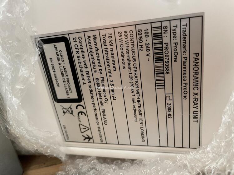 Planmeca ProOne Panoramic X-ray Unit Including Gantry, PC (HDD Removed ...