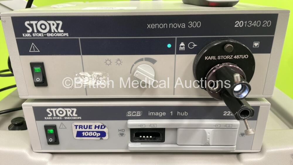 Storz Stack Trolley with Storz 220903 31 Touch Screen Monitor, Storz ...