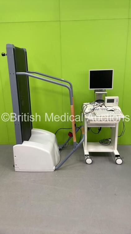 GE Case Stress Test Machine with Tango Monitor and 10 Lead ECG Leads ...