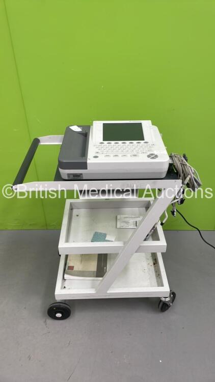 Edan SE-1200 Express ECG Machine on Stand with 10 Lead ECG Leads ...