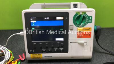 Philips Heartstart XL Defibrillator Including Pacer, ECG and Printer ...