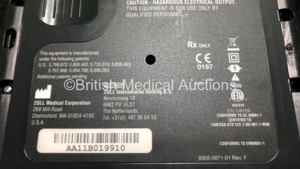 2 x Zoll AED PRO Defibrillators with 2 x Batteries 2 x ECG Leads and 2 ...