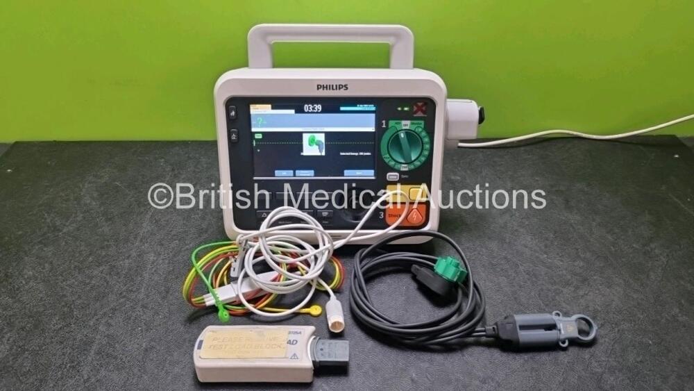 Philips Efficia DFM100 Defibrillator (Powers Up) Software Revision 2.00 ...