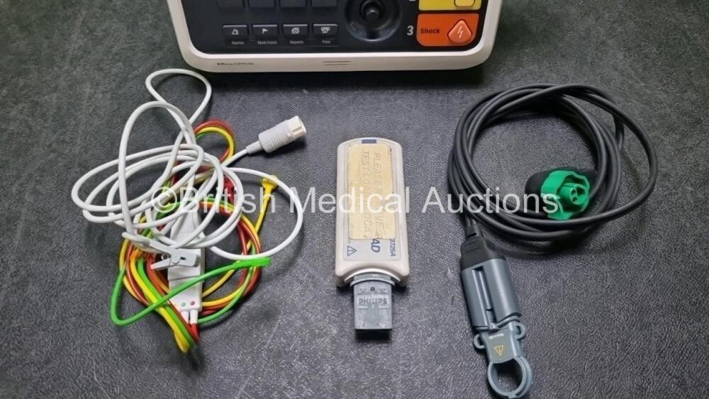 Philips Efficia DFM100 Defibrillator (Powers Up) Software Revision 2.00 ...