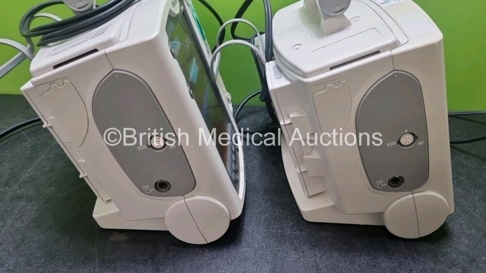 2 x Philips Heartstart MRx Defibrillators / Monitors Including Pacer ...