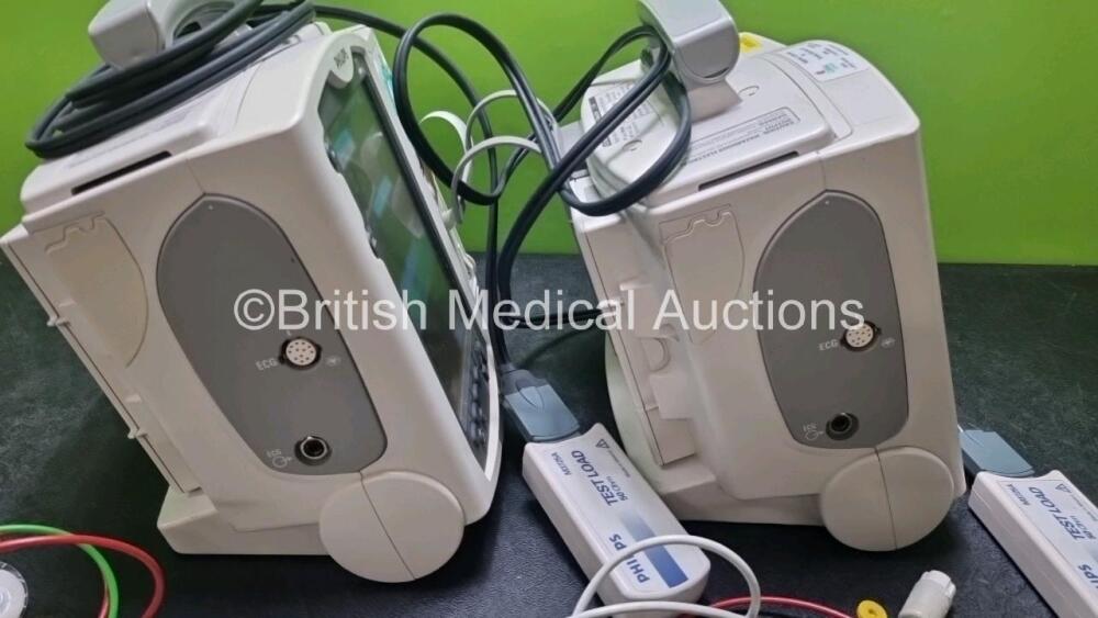 2 x Philips Heartstart MRx Defibrillators / Monitors Including Pacer ...