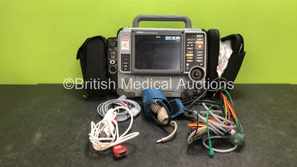 Medtronic Physio-Control Lifepak 15 12-Lead Monitor / Defibrillator ...