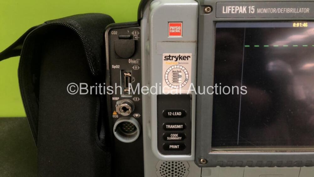 Medtronic Physio-Control Lifepak 15 12-Lead Monitor / Defibrillator ...