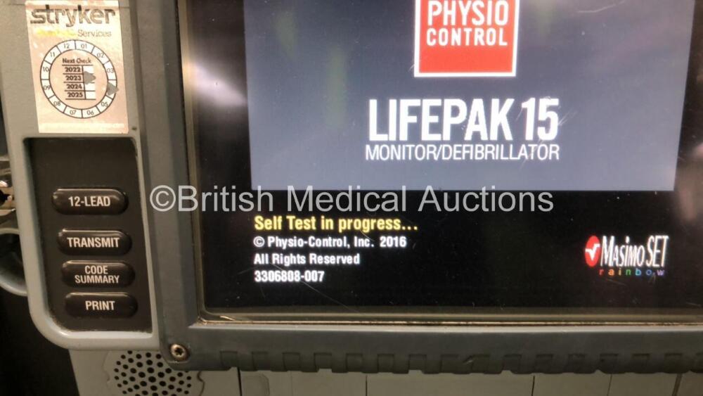 Medtronic Physio-Control Lifepak 15 12-Lead Monitor / Defibrillator ...