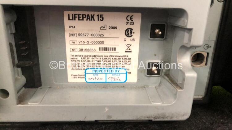 Medtronic Physio-Control Lifepak 15 12-Lead Monitor / Defibrillator ...