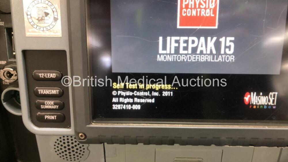 Medtronic Physio-Control Lifepak 15 12-Lead Monitor / Defibrillator ...