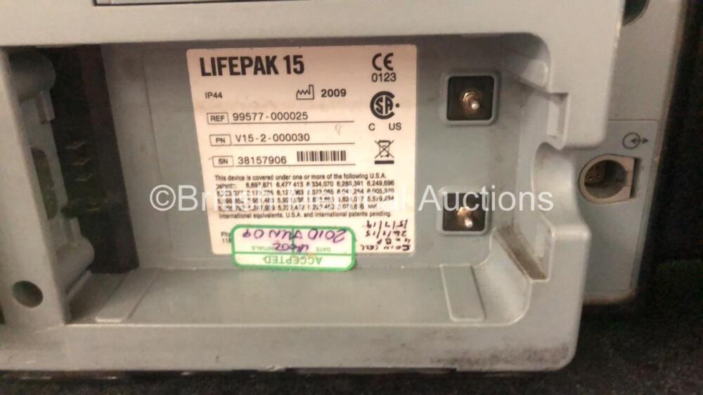 Medtronic Physio-Control Lifepak 15 12-Lead Monitor / Defibrillator ...