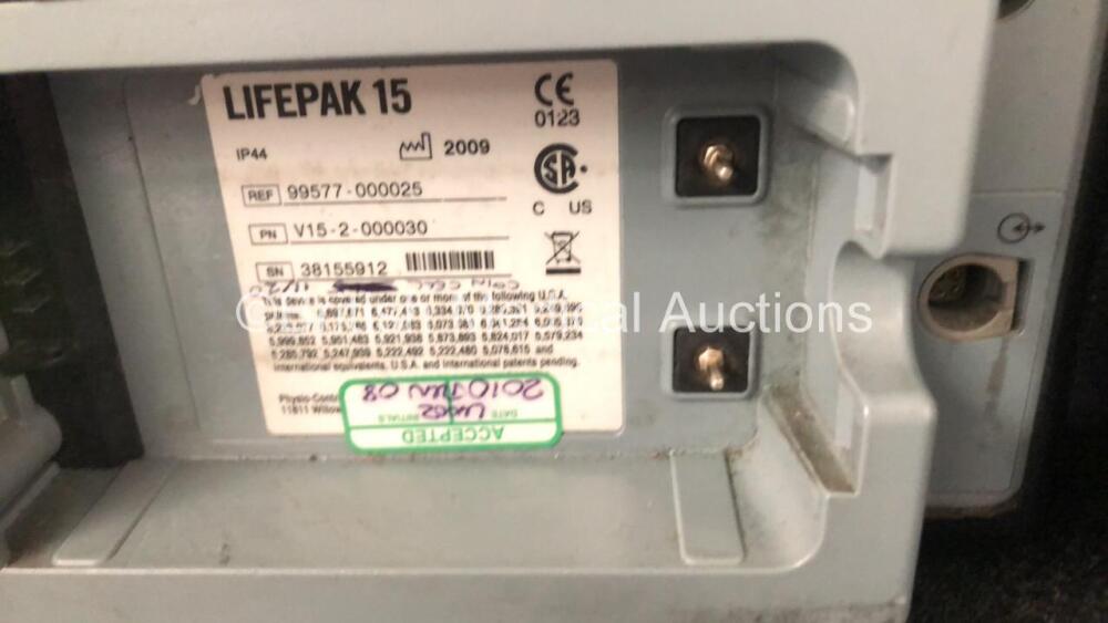 Medtronic Physio-Control Lifepak 15 12-Lead Monitor / Defibrillator ...