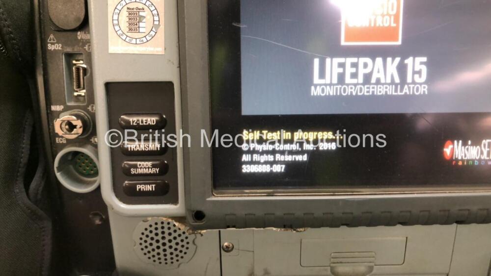 Medtronic Physio-Control Lifepak 15 12-Lead Monitor / Defibrillator ...