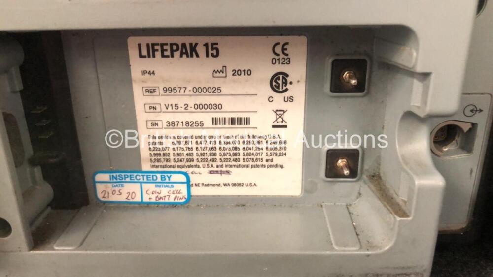 Medtronic Physio-Control Lifepak 15 12-Lead Monitor / Defibrillator ...