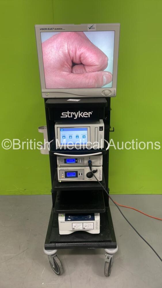 Stryker Stack System with Stryker Vision Elect HD Monitor, Stryker SDC ...