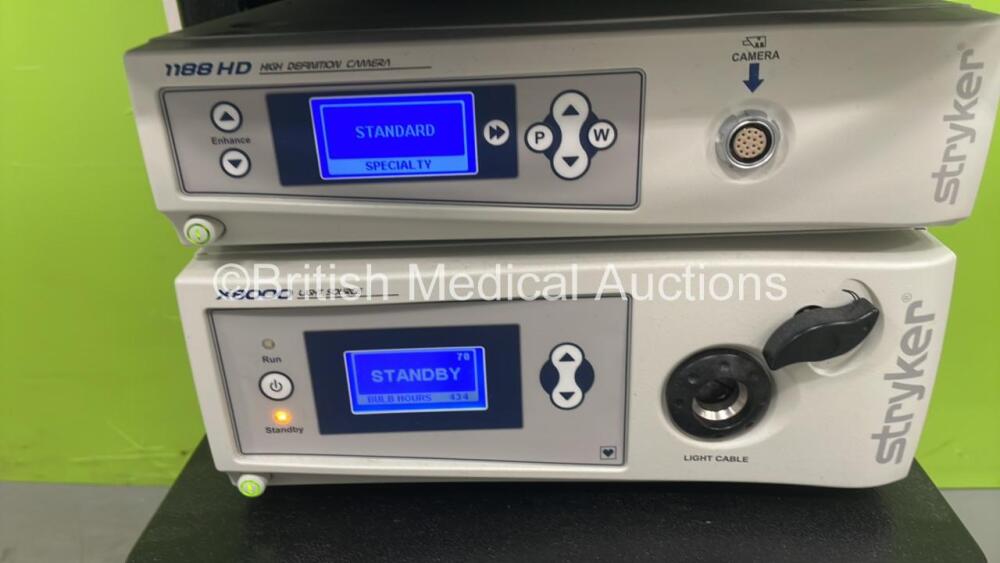 Stryker Stack System with Stryker Vision Elect HD Monitor, Stryker SDC ...