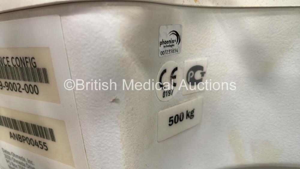 Datex-Ohmeda S/5 Avance Anaesthesia Machine Software Version 06.10 with ...