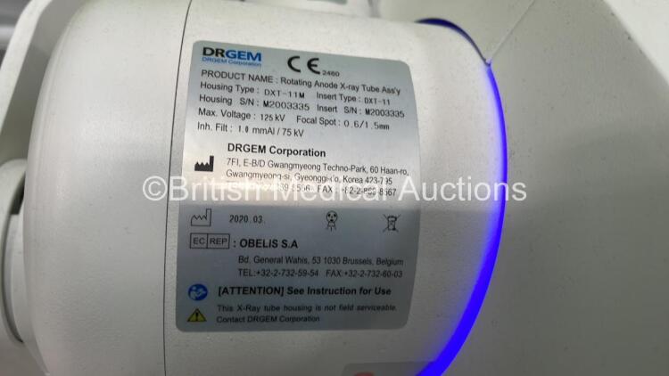 DRGEM Topaz-32D Mobile X-Ray *Mfd 05/ 2020* with DRGEM Wireless Digital ...