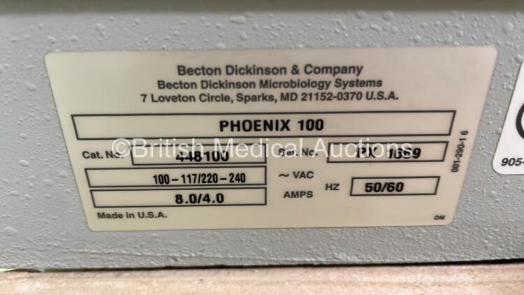 BD Phoenix 100 Automated Microbiology System (Powers Up) | May 2023 ...